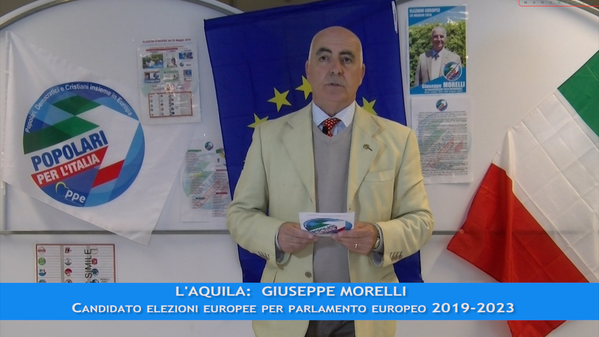 ELEZIONI EUROPEE 2019 : Giuseppe Morelli a L'Aquila per presentare il ...